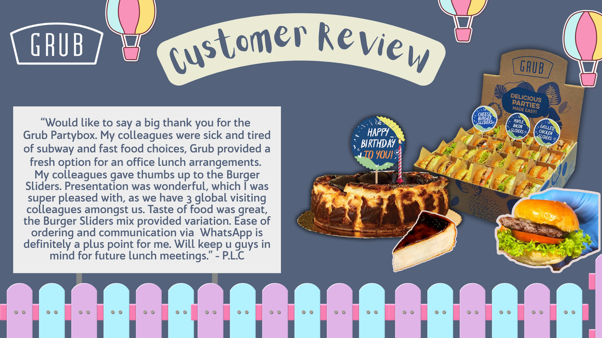 Feedback | GRUB Singapore