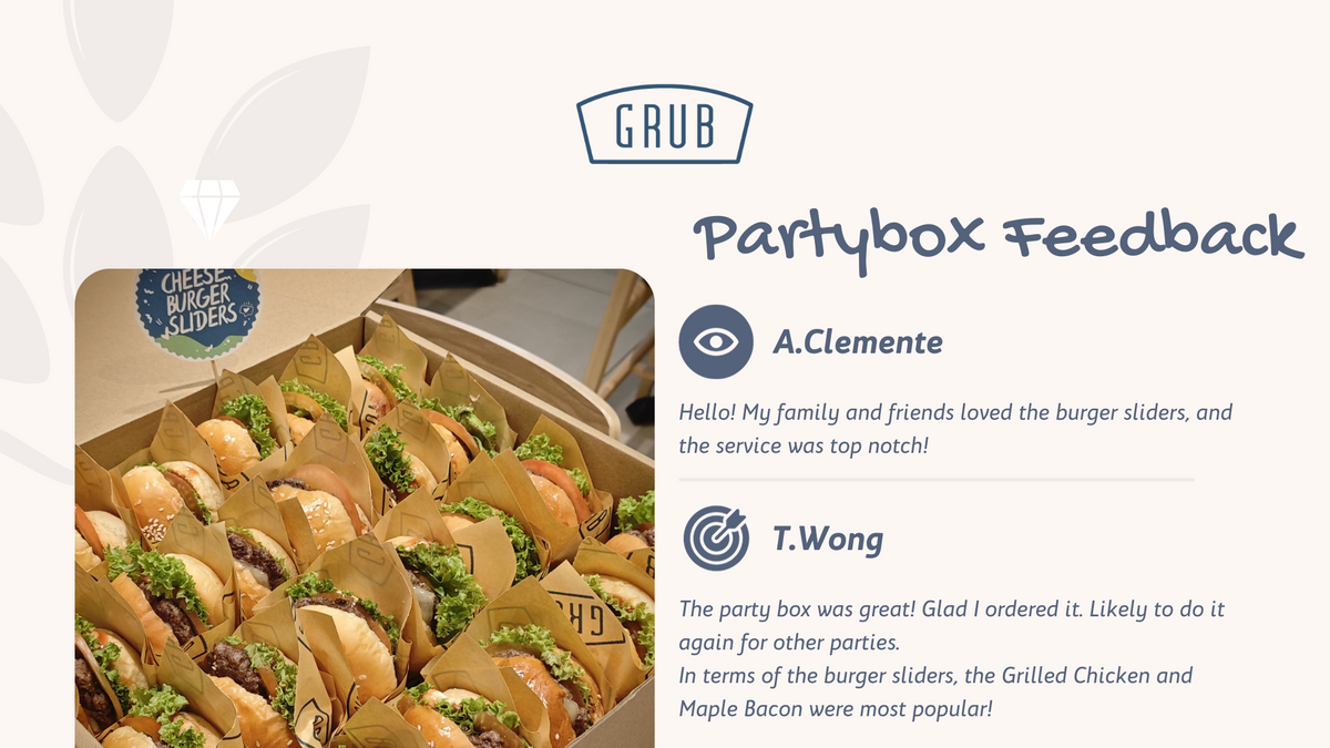 Feedback | GRUB Singapore