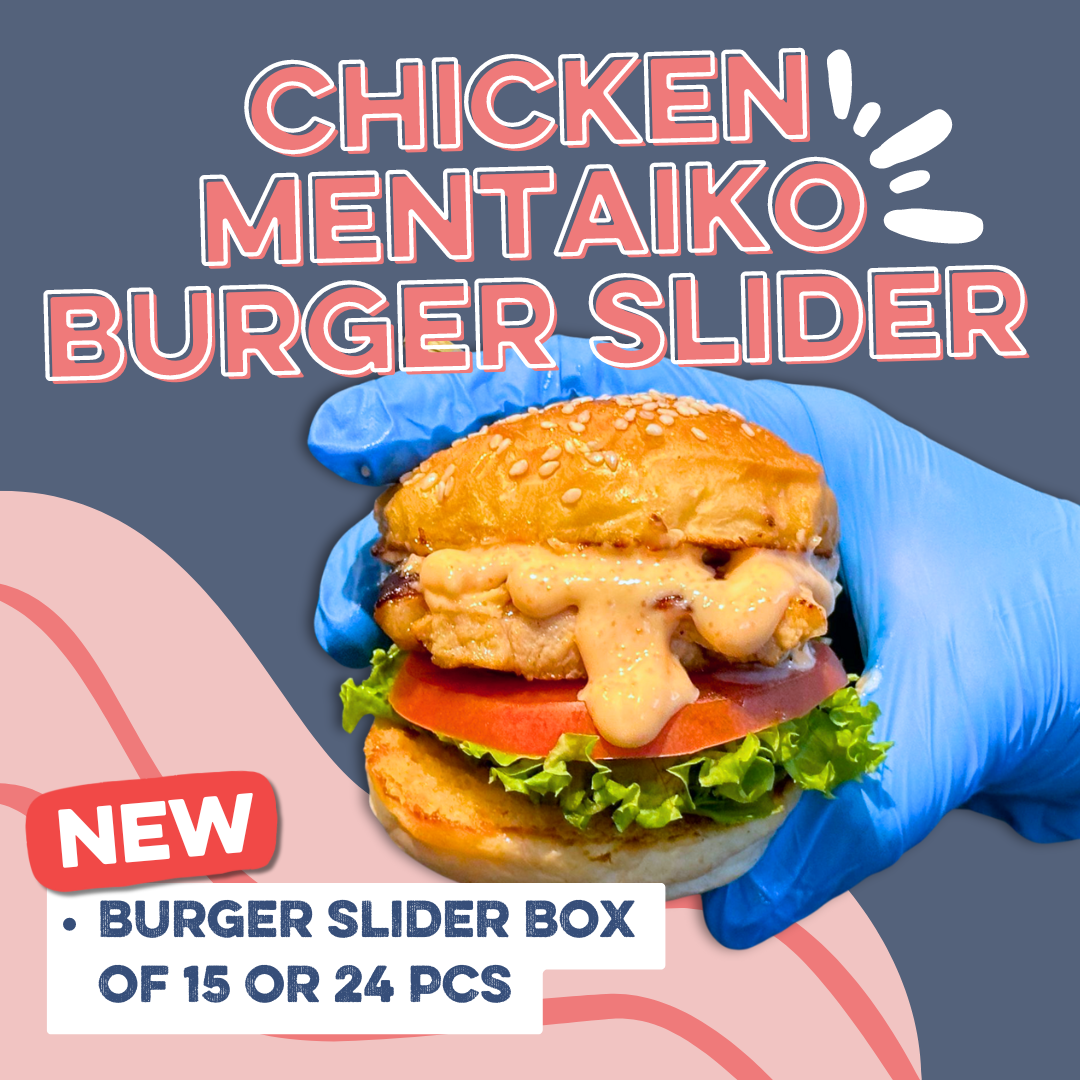 Mentaiko Grilled Chicken Sliders | GRUB Singapore