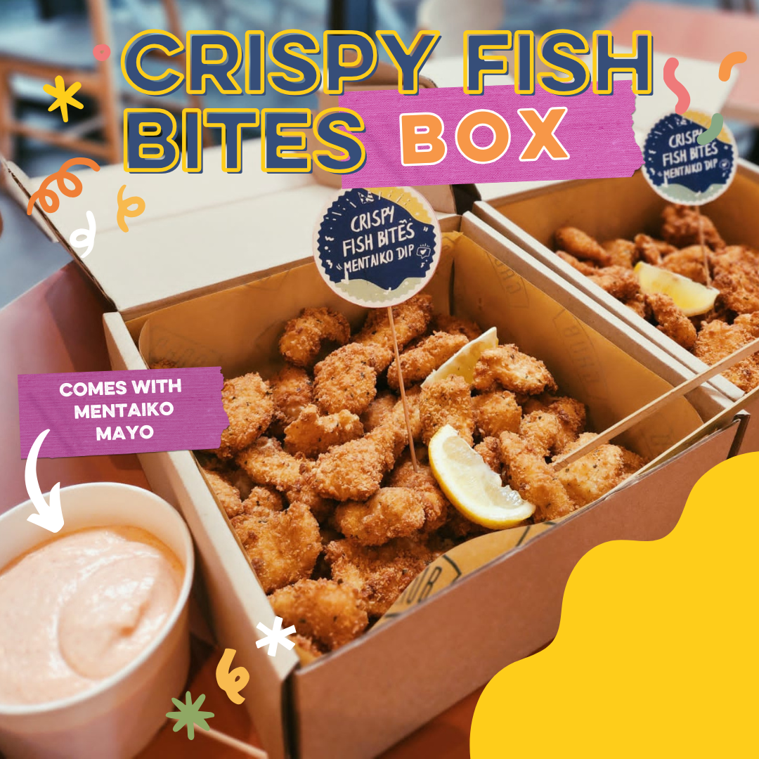 Crispy Fish Bites Box (50pcs) | GRUB Singapore