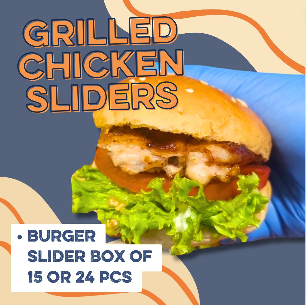Burger Sliders Box (Box of 24) | GRUB Singapore